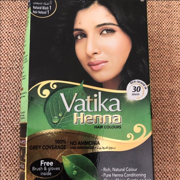 Vatika | Hair | Vatika Herbal Henna Hair Dye Color Natural Black 6 New | Poshmark